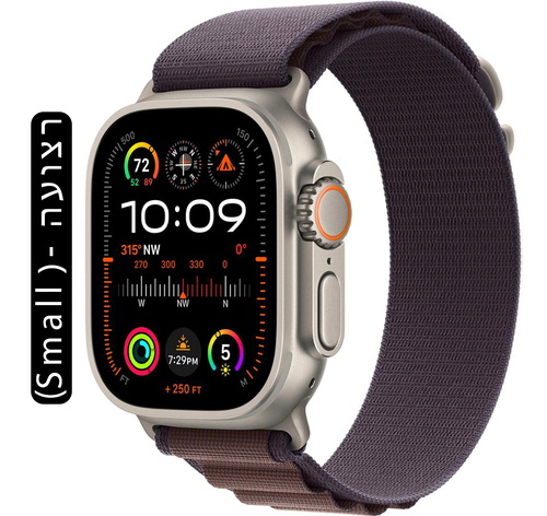 שעון חכם - Apple Watch Ultra 2 GPS + Cellular, 49mm Titanium Case with ...