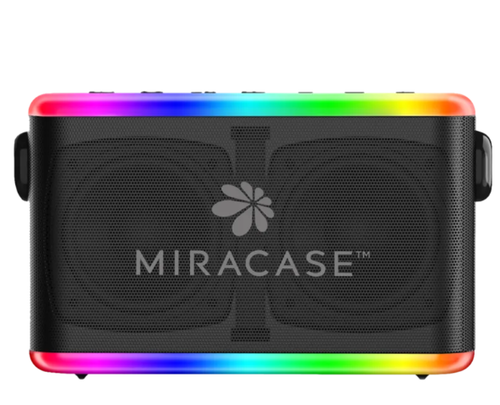 רמקול נייד+מיקרופון דגם MBTS880 מבית MIRACASE בצבע שחור - בידוריות