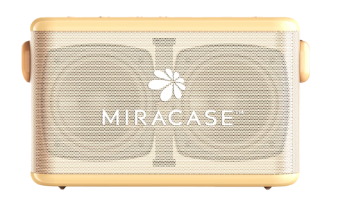 רמקול נייד+מיקרופון דגם MBTS880 מבית MIRACASE בצבע כתום - בידוריות