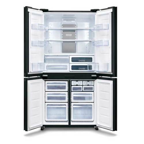 מקרר 4 דלתות נפח 608 ליטר SJ-9160SL שארפ SHARP נירוסטה מושחרת - SHARP - מקררים