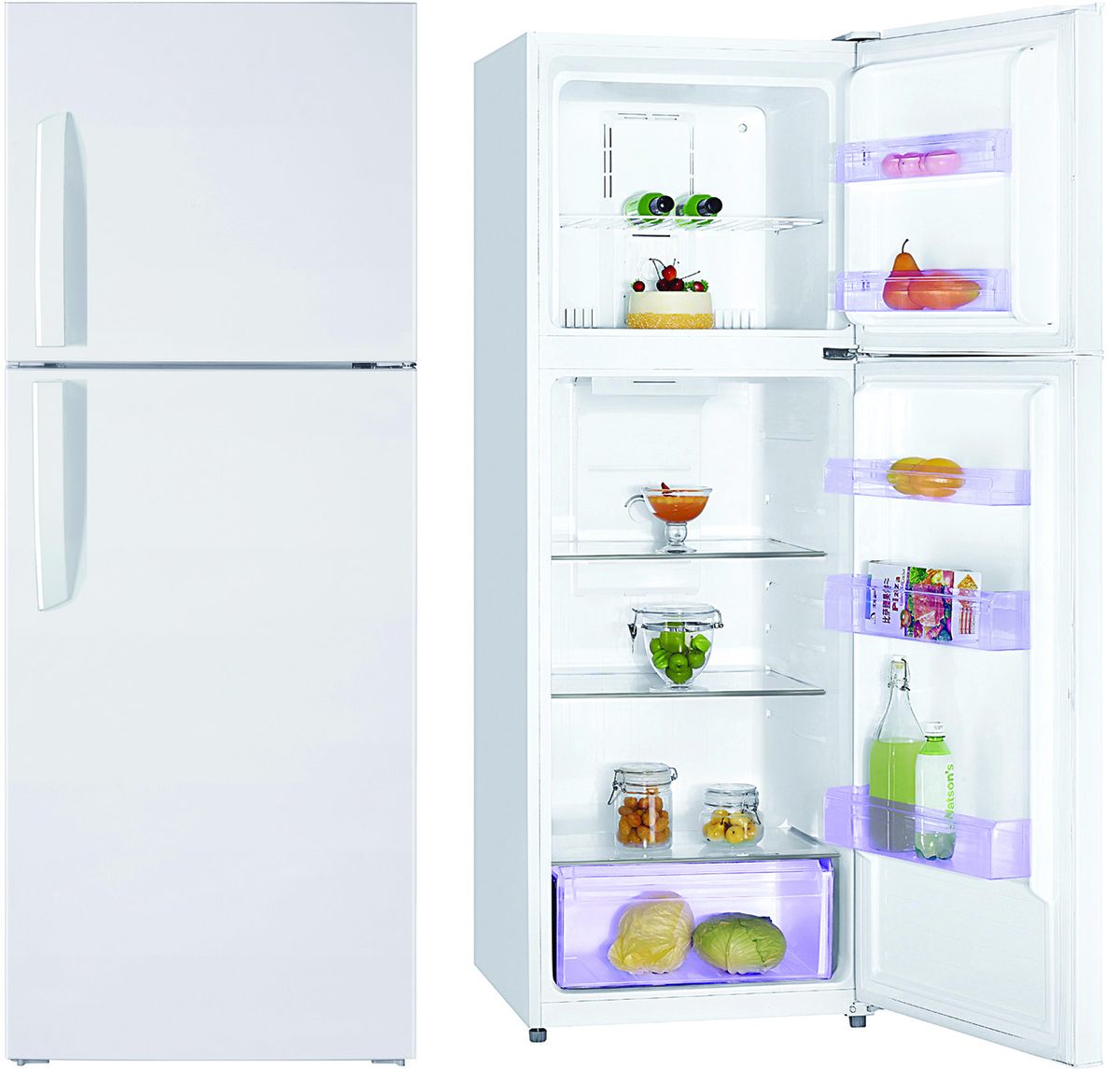 מקרר מקפיא עליון AMCOR אמקור HR390W - Amcor - מקררים