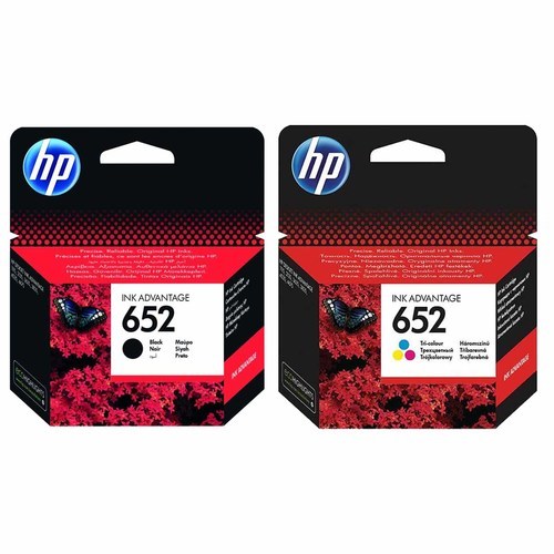זוג ראש דיו מקורי HP 652 למדפסות – משלוח מהיר בכל הארץ | מדפסות פלוס