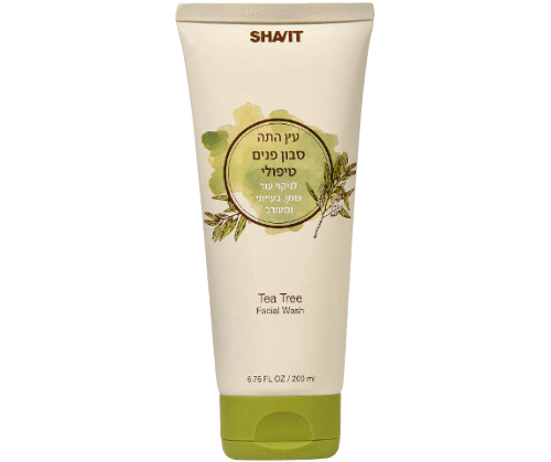 סבון פנים טיפולי לעור שמן | עץ התה שביט | מכיל 200 מ"ל שביט | Shavit Cosmetics - shavit ...