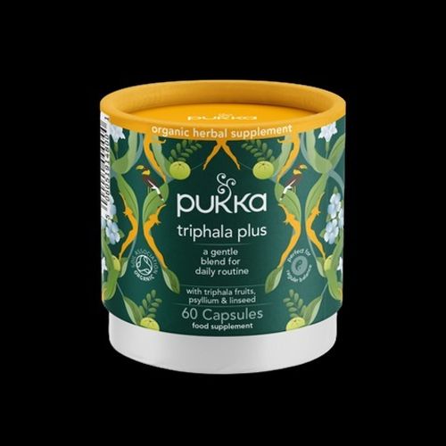 פוקה | טריפלה פלוס | אורגנית | 60 כמוסות צמחים פוקה | PUKKA - פוקה | PUKKA - כל צמחי המרפא