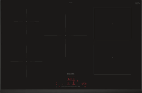 כיריים אינדוקציה עם איזור בישול גמיש CombiZone 80 ס"מ ED851HWB1E סימנס ...