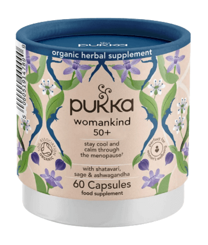וומנקיינד 50+ אורגנית | 60 כמוסות | פוקה | PUKKA - פוקה | PUKKA - כל צמחי המרפא