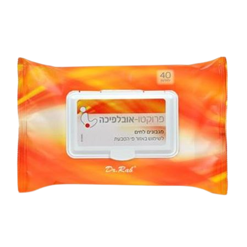 פרוקטו | אובליפיחה | מגבונים | לשימוש באיזור פי הטבעת | 40 יחידות ...