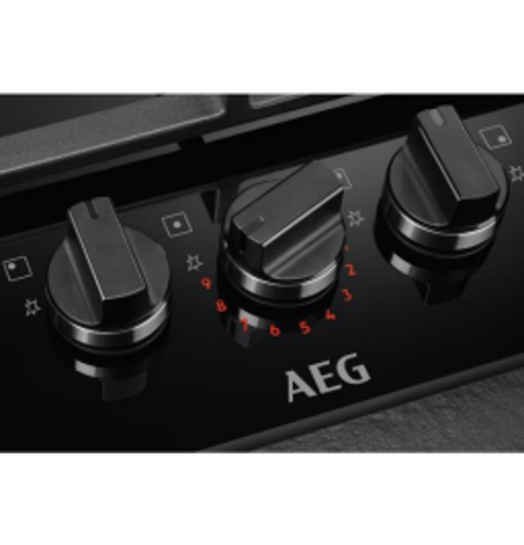 כיריים גז זכוכית 60 ס"מ עם טיימר מובנה | דגם HKB64550NB מבית AEG | אתר ...