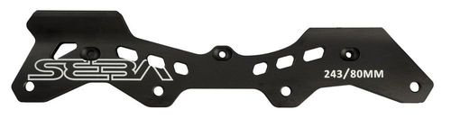 Seba Deluxe V2 Rockered Frames 243 Black - SEBA - מרכבים לרולרבליידס
