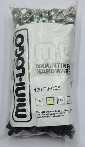Mini Logo Hardware 100 pcs - Mini logo - ברגים לסקייטבורד