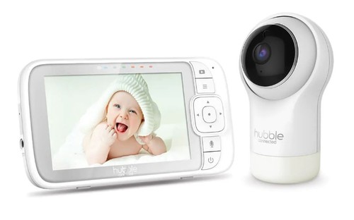 בייבי מוניטור אינטרקום לתינוק עם מצלמה ממונעת ומסך "5 סמיקום HUBBLE ...