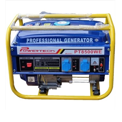 גנרטור בנזין חד פאזי Powertech PT8500WE 3000W - גנרטורים