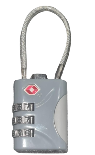 מנעול קומבינציה עם כאבל וראג' VERAGE TSA LOCK