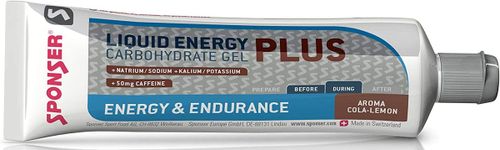 Liquid Energy Gel Plus Tube Cola Lemon SPONSER - SPONSER - תזונה ...