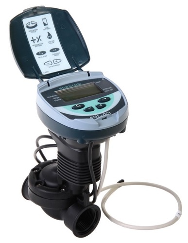 מחשב השקיה - דו גידי סוללות DC-4 כולל 3 ברזים "3/4 גלקון GALCON DC-6104 ...