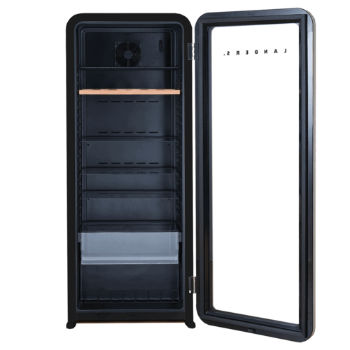 מקרר תצוגה 208 ליטר בעיצוב רטרו SC208RSW Landers - Landers - מקררים