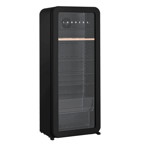 מקרר תצוגה 208 ליטר בעיצוב רטרו SC208RSW Landers - Landers - מקררים