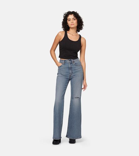 LEVIS JEANS - גינס ליוויס לנשים RIBCAGE BELLS A7503-0003