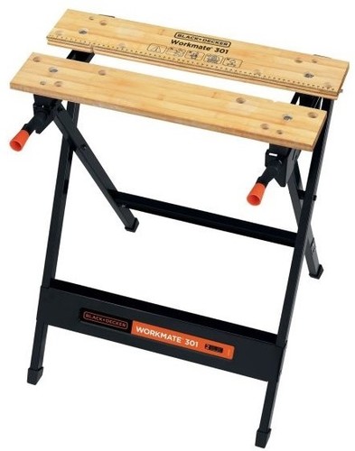שולחן עבודה מתקפל Black+Decker Workmate WM301-XJ | נייד ועמיד