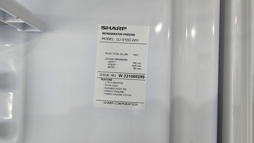 מקרר 4 דלתות 608 ליטר SJ-9160 /9260 SHARP - SHARP - מקררים