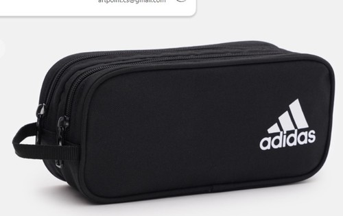 קלמר 2 תאים ADIDAS מקורי, דגם HM7650, שחור - קלמרים לתלמיד