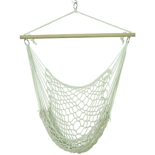 ערסל ישיבה יחיד צבע לבן בעיצוב חבלים הקונטיינר דגם RFK-22PW Hacontainer ...