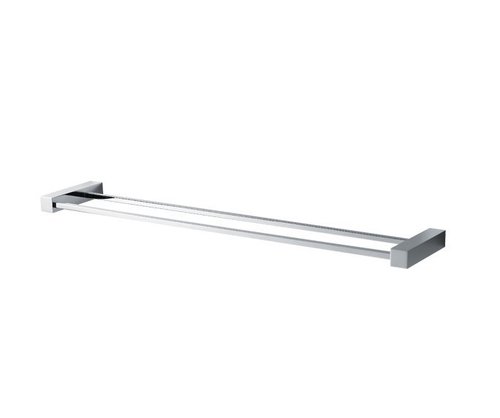 מוט מגבת כפול 60 ס"מ צבע כרום מק"ט 801481 חמת - חמת - אביזרים לחדר רחצה