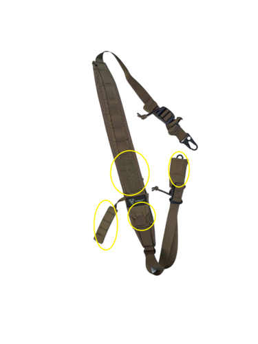 רצועה לנשק דגם ברק GO TACTICAL – יציבות ונוחות מירבית | סימני דרך