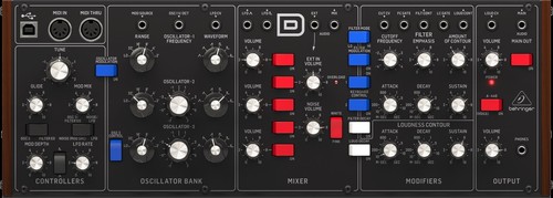 סינתיסייזר אנלוגי Behringer MODEL D - Behringer - סינתיסייזרים