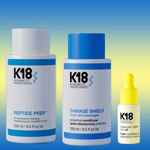 K18 ערכת DAMAGE SHIELD להגנה ושגרת טיפול ביתית - K18 - מוצרי K18