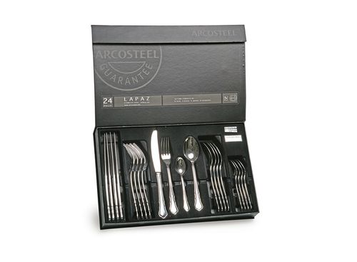 סט סכו”ם 24 חלקים לה פאז Arcosteel - Arcosteel - מערכות סכו"ם