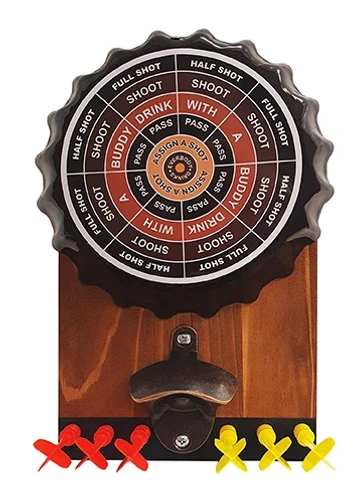 קליעה למטרה שוטים משולב פותחן בירה 28*19 ס"מ - גאדג'טים 2025