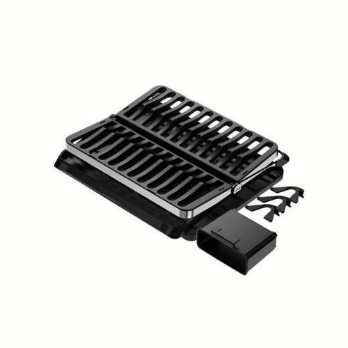 מתקן לייבוש כלים מתקפל ממתכת עמידה - אחסון וייבוש כלים במטבח