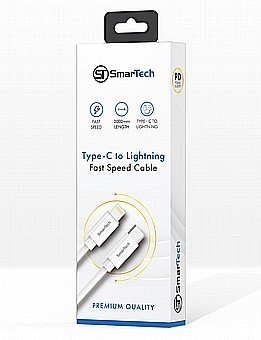 כבל PD טייפ-סי ל-Lightning באורך 1 מטר - דגם ST501 מבית SmarTech - מהירות, אמינות ועמידות במוצר ...