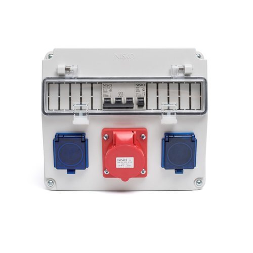 קופסת שירות 516.210 NNPL כולל חצי אוטומט (3X16A + 1X16A) NISKO - NISKO ...