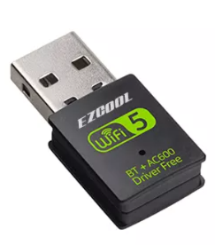 מתאם רשת אלחוטי משולב BLUETOOTH EZCool 2 IN 1 600Mbps BWA-260 - - תקשורת