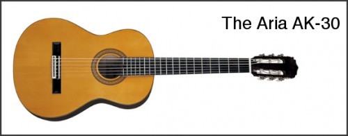 גיטרה קלאסית ARIA AK-30 - Aria - גיטרות קלאסיות