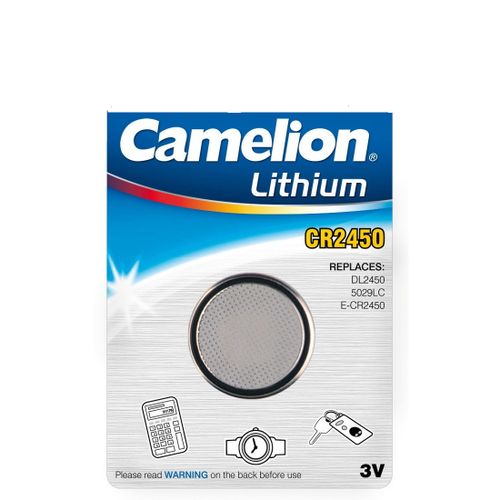 זוג סוללות CAMILION CR2450 CAMELION - CAMELION - סוללות ומטענים