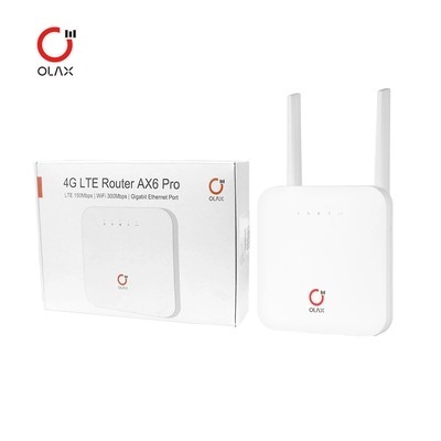 נתב סלולרי OLAX AX6 PRO 4G/LTE - - נתבים וכרטיסי רשת ורכזות/מתגים
