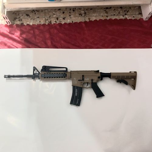 רובה ג'ל חשמלי אוטומט נטען גודל 87 ס''מ שחור - M16 A1 SUBMACHINE GUN