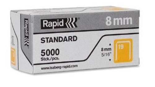 סיכות פלדה 19/8 לאקדח סיכות רפיד Rapid R23 - במחיר הזול בארץ – דיו פלוס