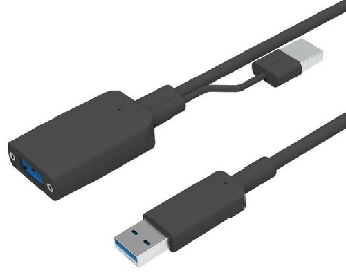 כבל מאריך USB3.2 GEN2 10G AOC מבוסס סיב אופטי זכר - נקבה, 20 מטר ...
