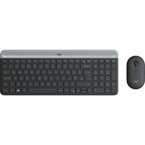 Mds מחשבים סט אלחוטי מקלדת דקה ועכבר Logitech 920 009204 Mk470