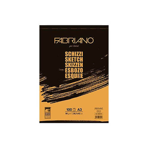 בלוק נייר רישום A3 Schizzi FABRIANO - fabriano - נייר לרישום (DISEGNO )