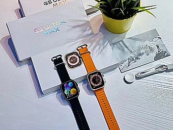 שעון חכם GS Ultra Max 49mm באריזה מהודרת - שעונים חכמים