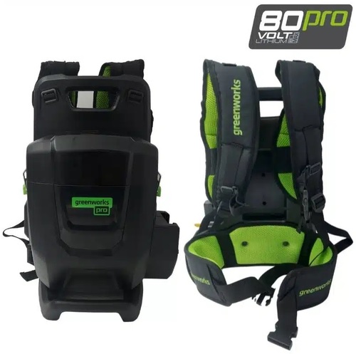 יחידת כוח נישאת GREENWORKS 80V PRO - עוצמה מקצועית לגינון