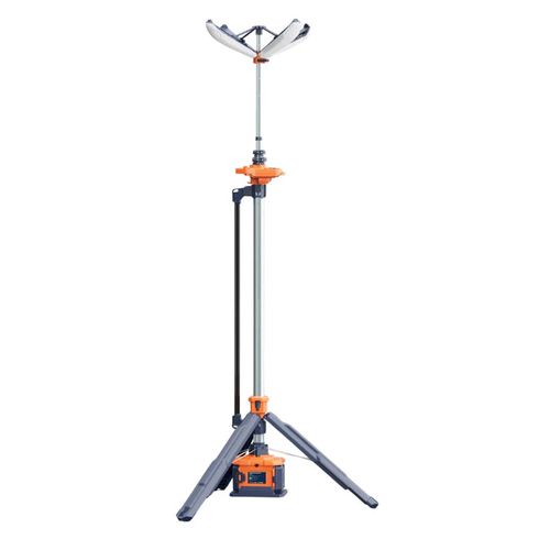 מגדל תאורה נייד PL-300 - תאורה בעיצוב עלי כותרת 360° עם גובה 3.4 מטר ...