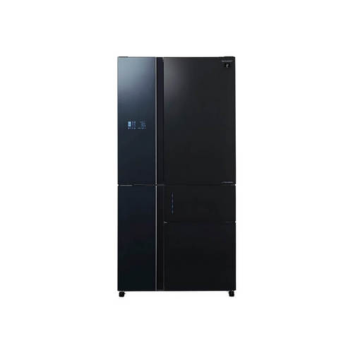 מקרר 5 דלתות 661 ליטר דגם SJR9731BL SHARP בצבע זכוכית שחורה שארפ - SHARP - מקררים 4 ו-5 דלתות