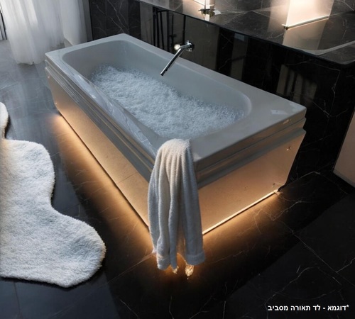 אמבטיה יוקרתית 180/80 ס"מ דגם MTI64 - MTI - אמבטיות