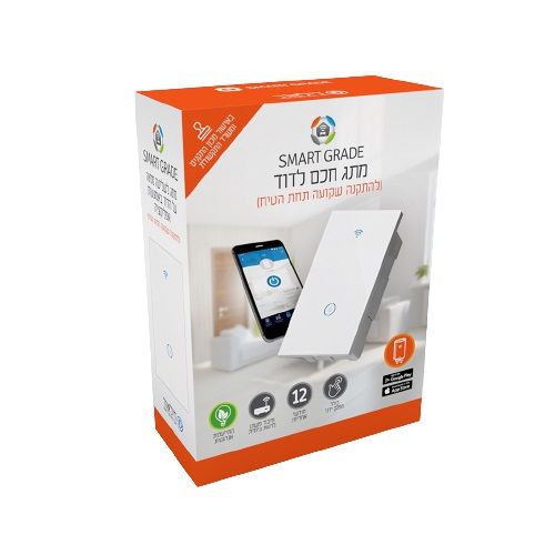 מתג סוויץ' חכם לדוד תחת הטיח (דור 3) SMARTGRADE - שעונים וטיימרים